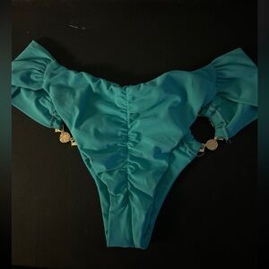 Beach Bunny | Swim | Beach Bunny Aqua Blue Two Piece Swim Suit In Sz L ...